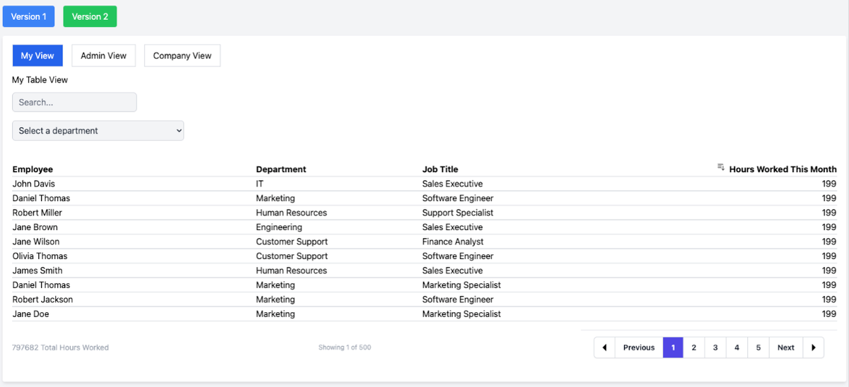 Building a Dynamic, Reusable Interactive Tanstack Table